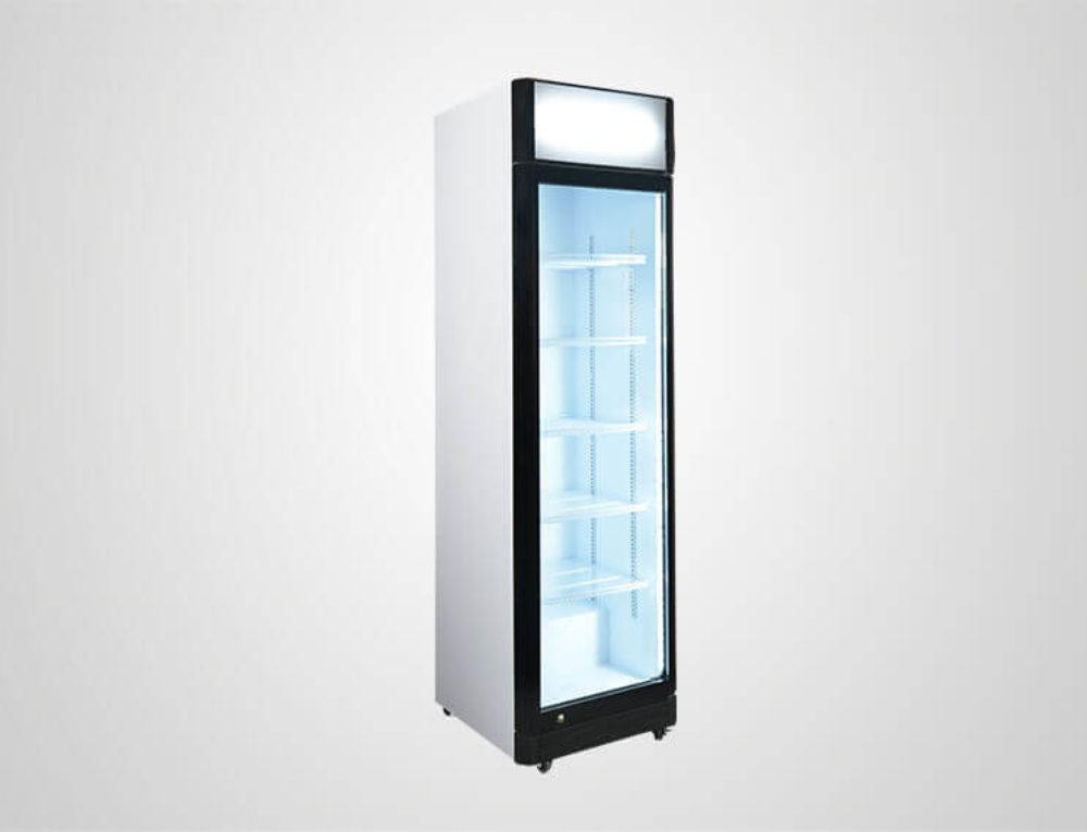 Narrow Drinks Fridge with Glass Door for Display | Procool