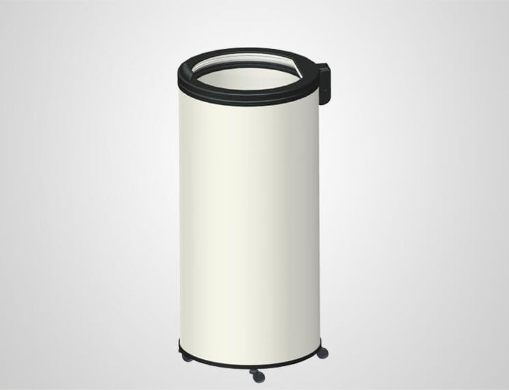Round Barrel Beverage Cooler on Portable Wheels | Procool Refrigeration