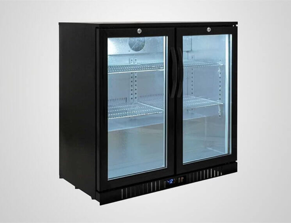 Sliding Door Bar Fridge | 2 Door Undercounter Cooler | Procool