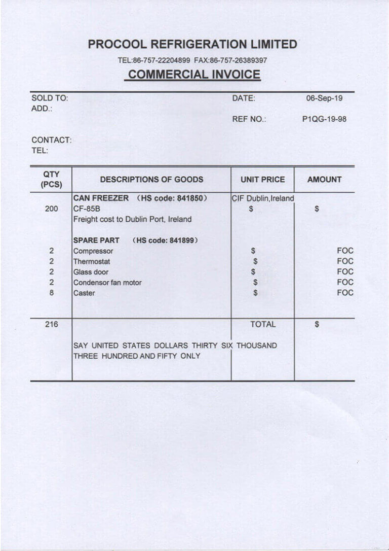 How to Order Commercial Refrigerators & Freezers from PROCOOL China