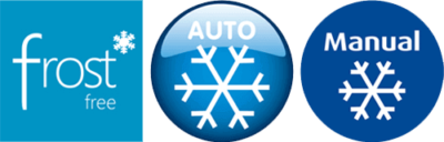 Frost Free, Automatic Defrost and Manual Defrost for Freezers