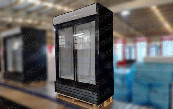 Double Glass Door Fridge for Food & Drink Display | Procool