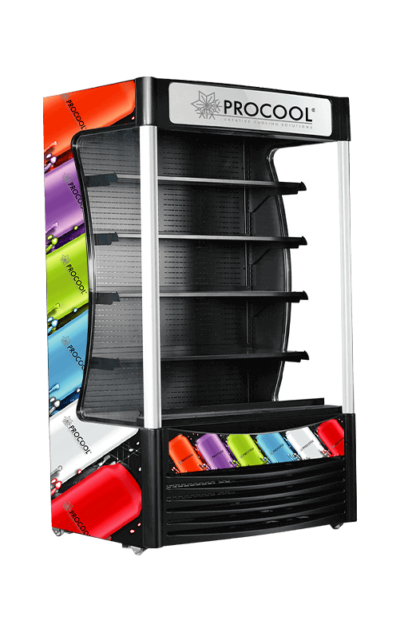 Open Cooler for Drink Display and Promotion | Procool