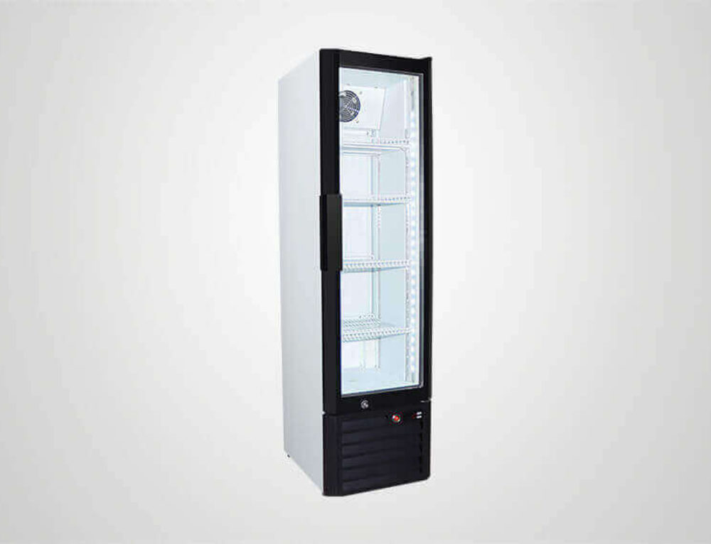 Narrow Drinks Fridge with Glass Door for Display | Procool