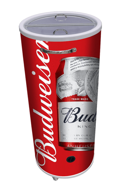 Ice Barrel Cooler Merchandiser for Beverage Outdoor Promotion